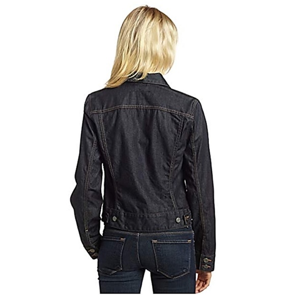 Lucky Brand | Jackets & Coats | Lucky Brand Adelaide Dark Denim Jacket ...